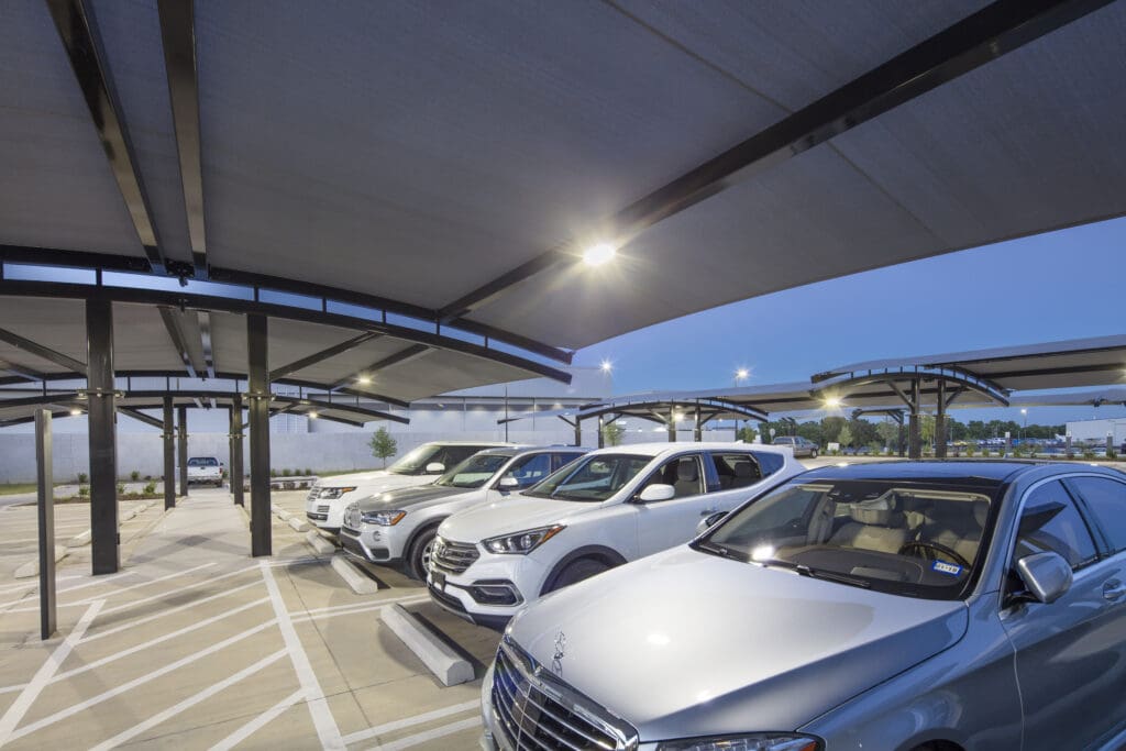 Covered Parking Structures | Commercial Parking | VPS