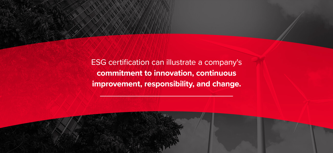 Advantages of Gaining ESG Certification | VPS