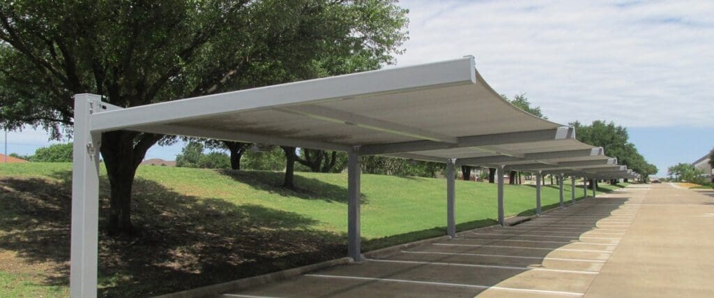 Cantilever Parking Structures | Hail Protection | VPS