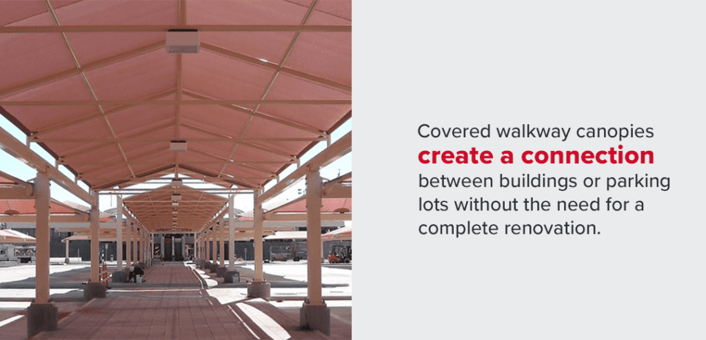 Covered Walkway Canopy Structures | VPS